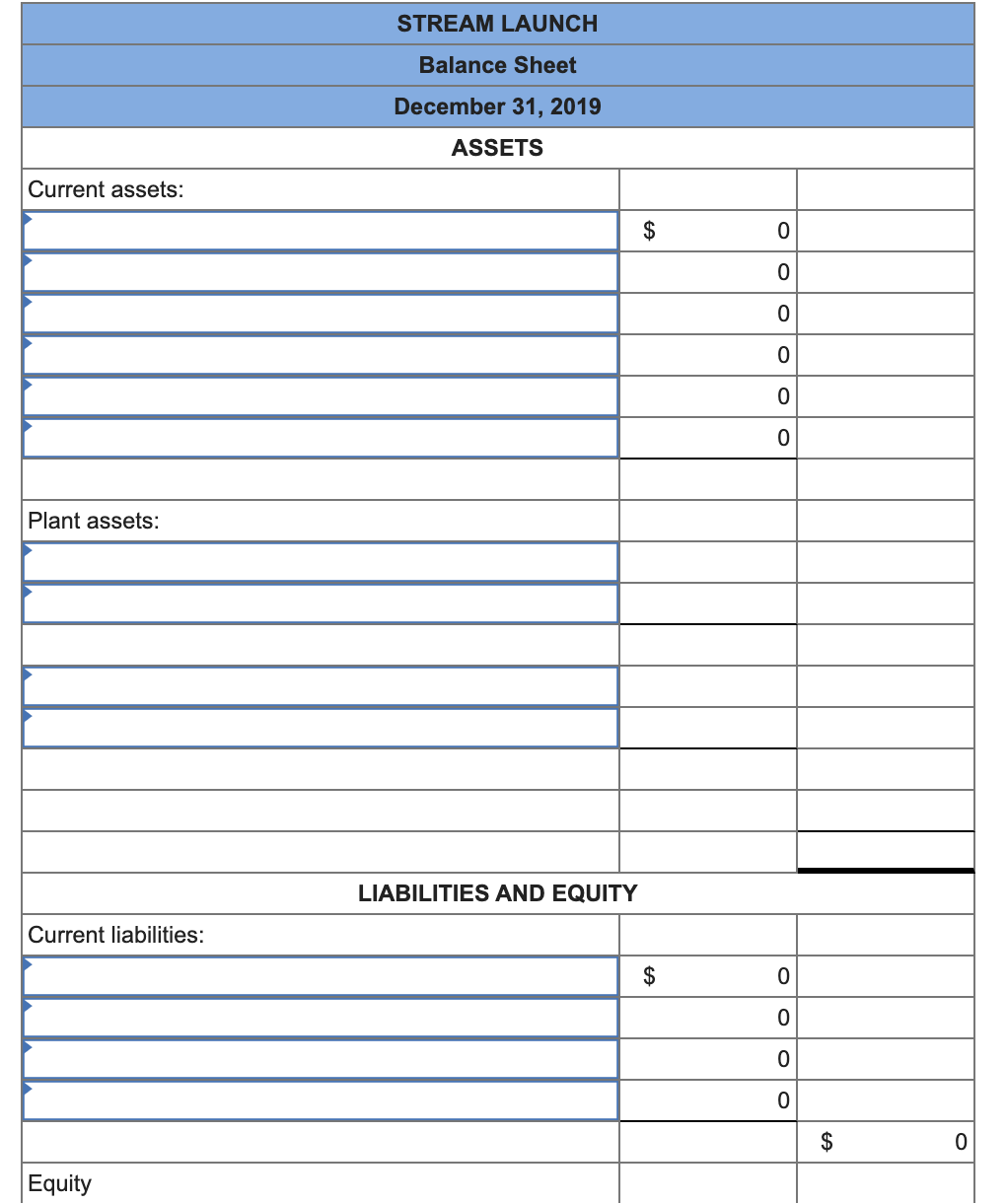 Solved The December 31, 2019, adjusted trial balance of | Chegg.com
