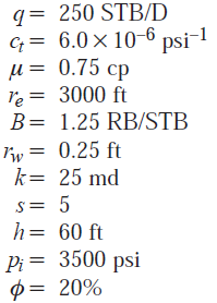 Solved OIL / GAS / PETROLEUM ENGINEERING: Given a | Chegg.com