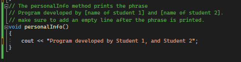 Solved In C++ I have the code mostly finished but I need | Chegg.com