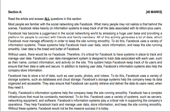 Solved Read the article and answer ALL questions in this | Chegg.com
