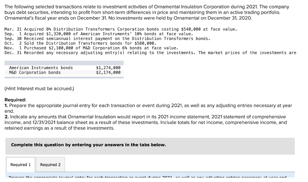 Solved The following selected transactions relate to | Chegg.com