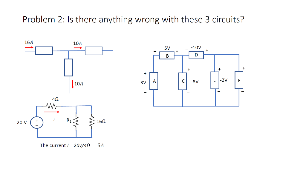 Solved Problem 2: Is there anything wrong with these 3 | Chegg.com