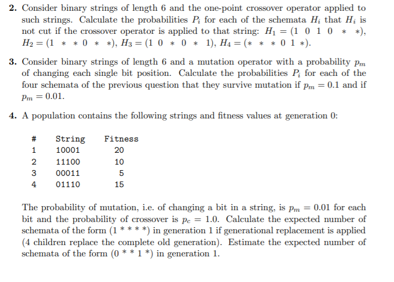 Solved 2. Consider binary strings of length 6 and the | Chegg.com