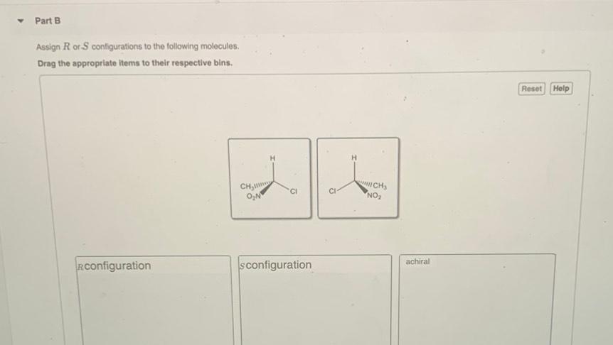 Solved Part A Assign R or S configurations to the following | Chegg.com