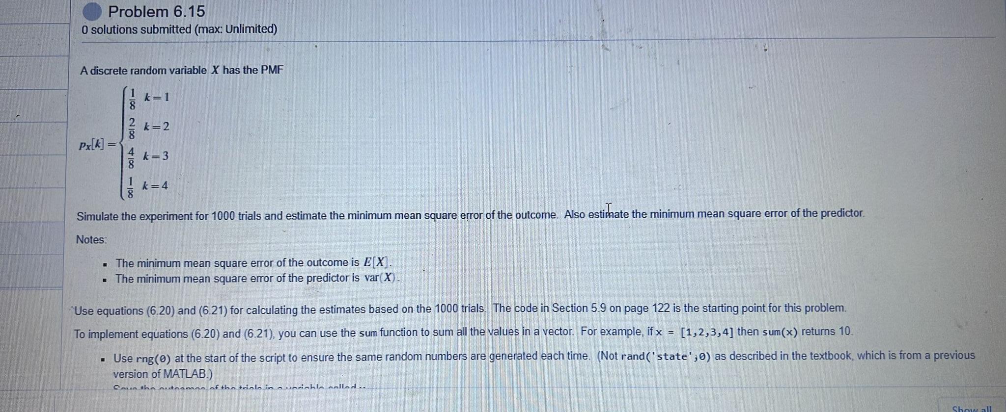A discrete random variable X has the PMF | Chegg.com