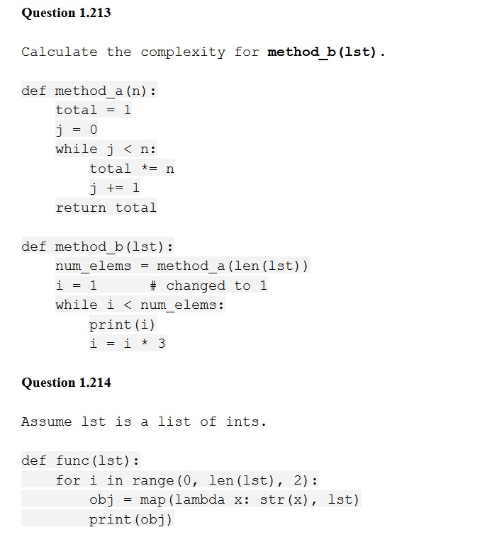 Kinds of Growth Here are some common orders of | Chegg.com