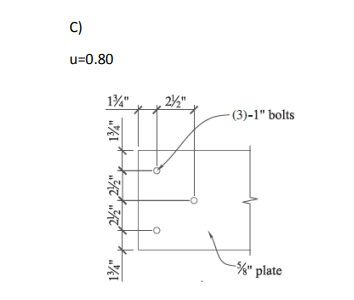 Solved The bolted connection shown in Figure is connected | Chegg.com