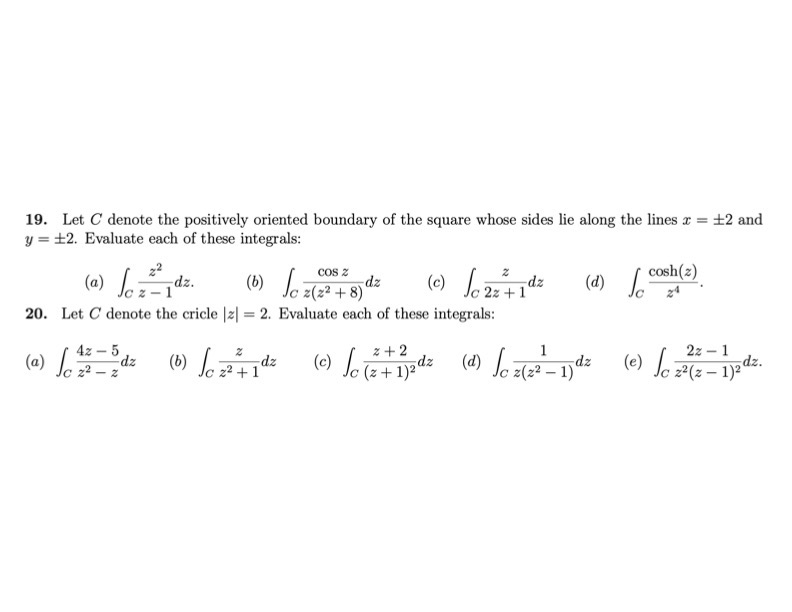 Solved Let C ﻿denote The Positively Oriented Boundary Of The