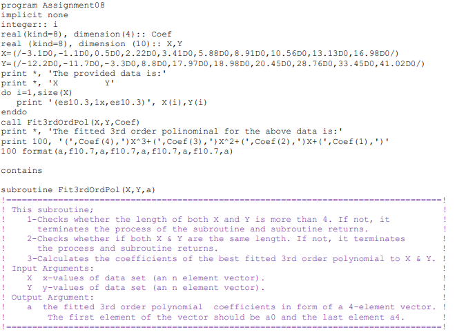 Solved complete the following program by developing the | Chegg.com