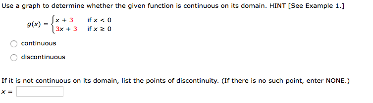 Solved Use a graph to determine whether the given function | Chegg.com