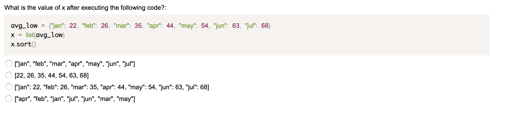 Solved What is the value of x after executing the following | Chegg.com