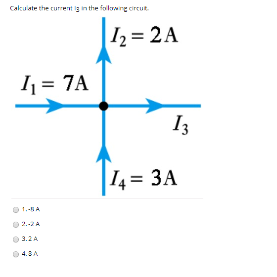 Solved Calculate the current I3 in the following circuit. I2 | Chegg.com
