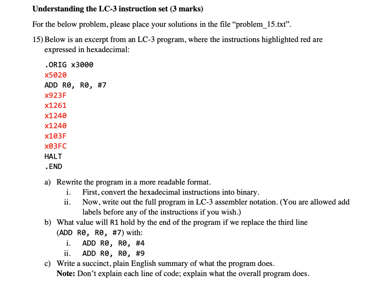 Solved Please answer these questions and use example | Chegg.com