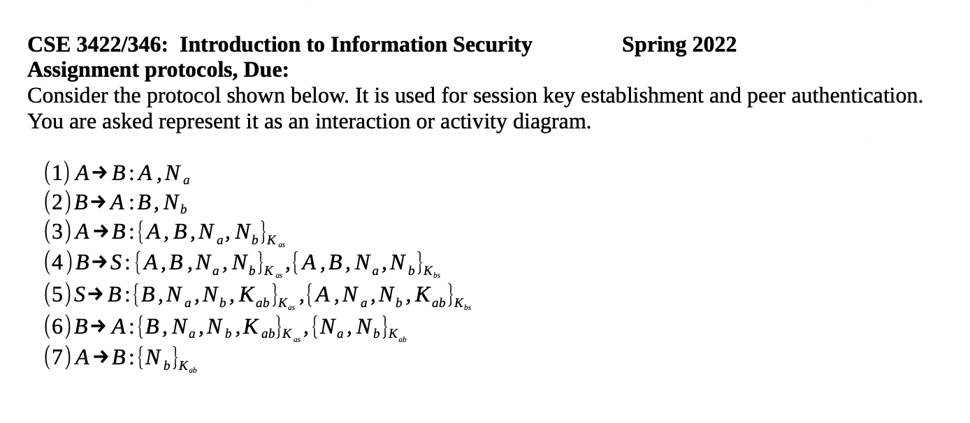 Solved CSE 3422/346: Introduction to Information Security | Chegg.com