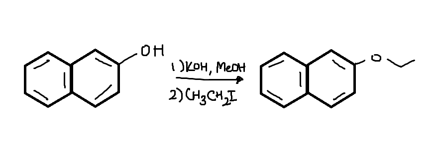 Solved 2)CH3CH2I 1) KOH,MeOH | Chegg.com