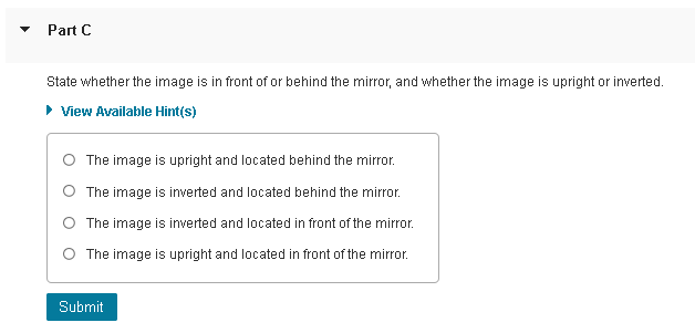 Solved Constants v Part A A 1.7-cm-tall object is 16 cm in | Chegg.com