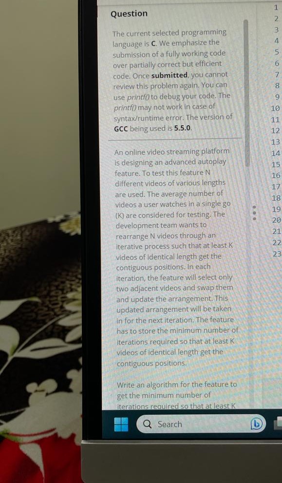Solved Question The current selected programming language is | Chegg.com