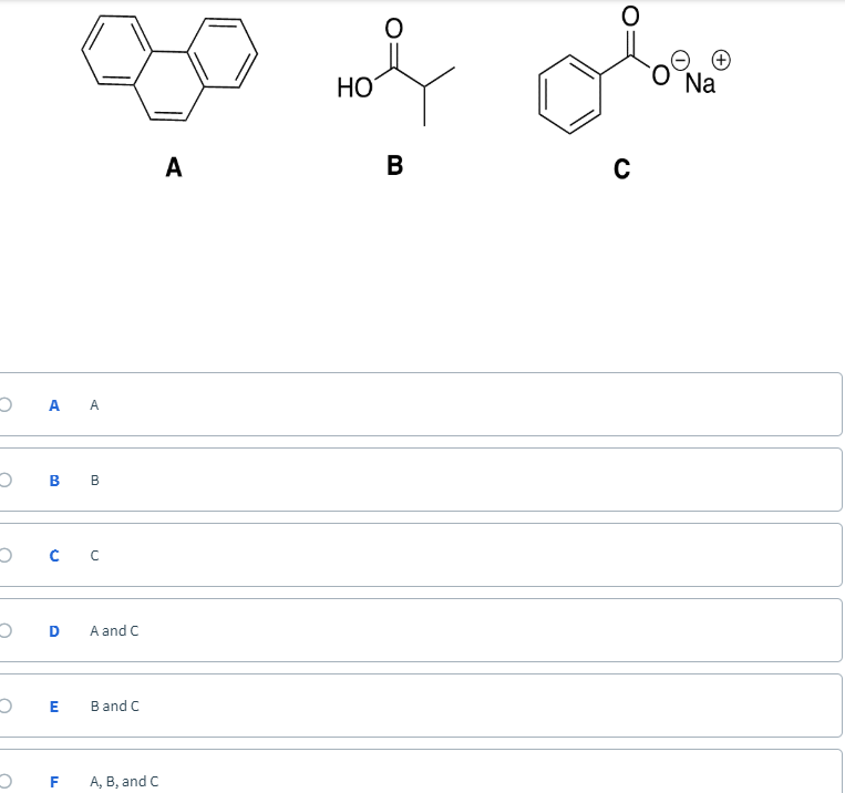 Solved An ethereal solution containing the three compounds | Chegg.com