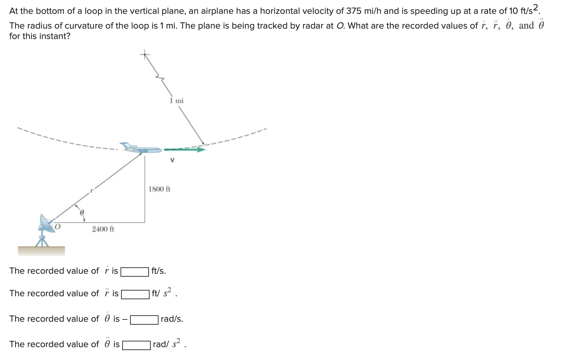 Solved At the bottom of a loop in the vertical plane, an | Chegg.com