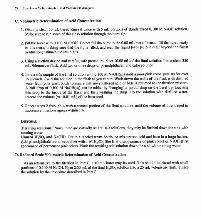 Solved The techniques of classical chemical analysis can be | Chegg.com