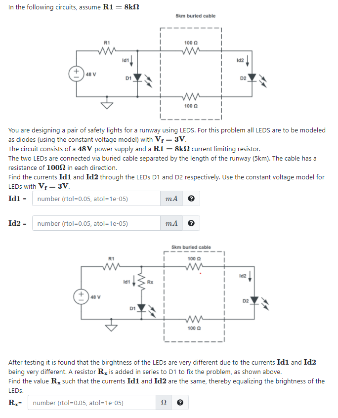 Solved In the following circuits, assume R1 = 8kN 5km burled | Chegg.com