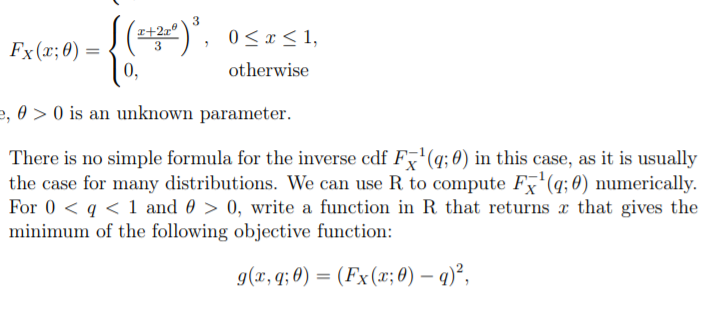 Solved Q1 One way to generate a continuous random variable X | Chegg.com