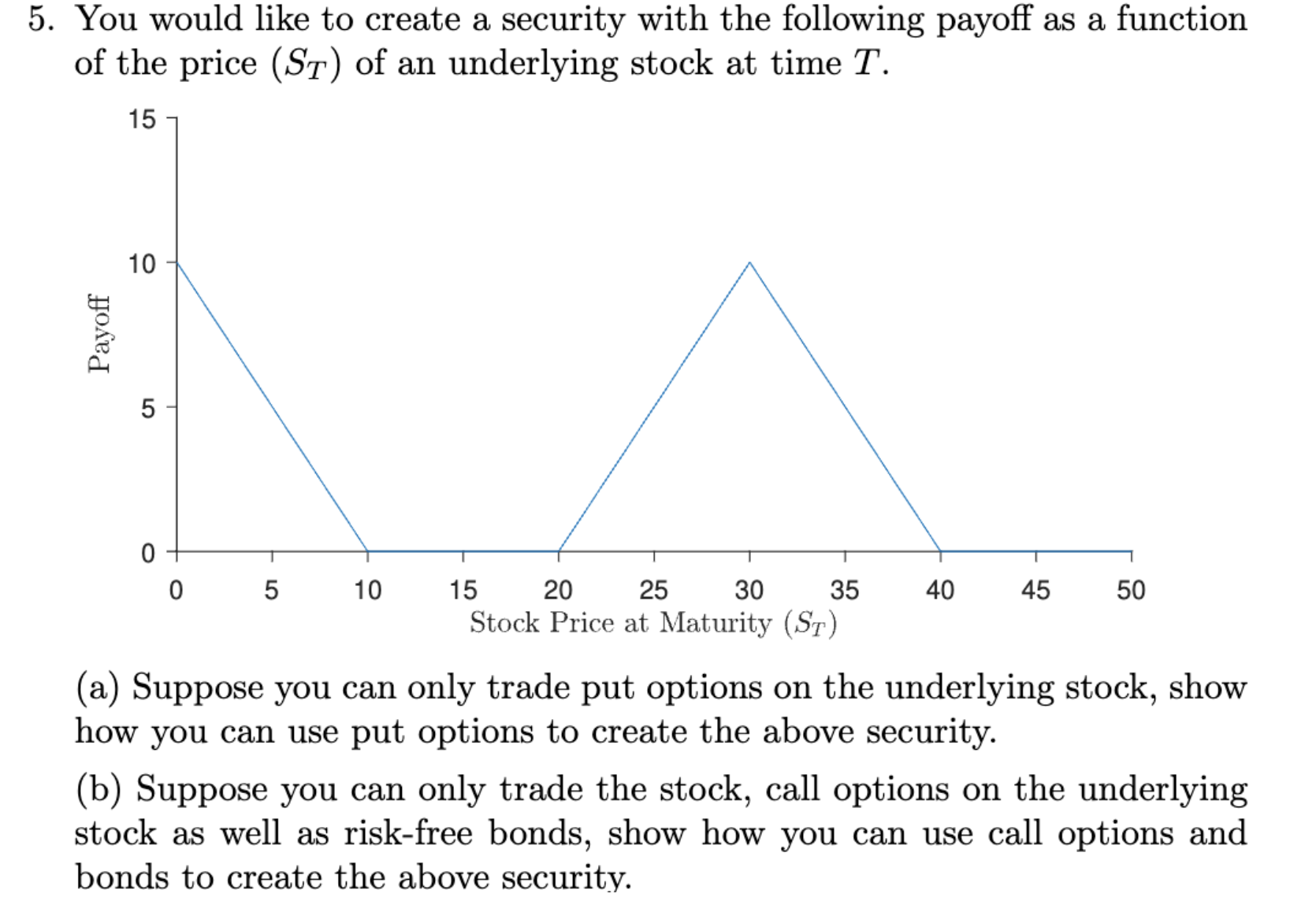 Solved 5. ﻿You would like to create a security with the | Chegg.com