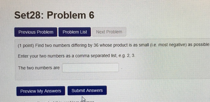 Solved Set28: Problem 6 Previous ProblemProblem List Next | Chegg.com Solved Set28: Problem 6 Previous ProblemProblem List Next | Chegg.com