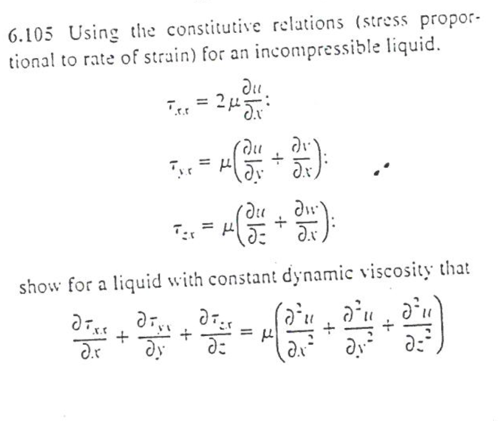 Solved 6.105 Using the constitutive relations (stress propor | Chegg.com