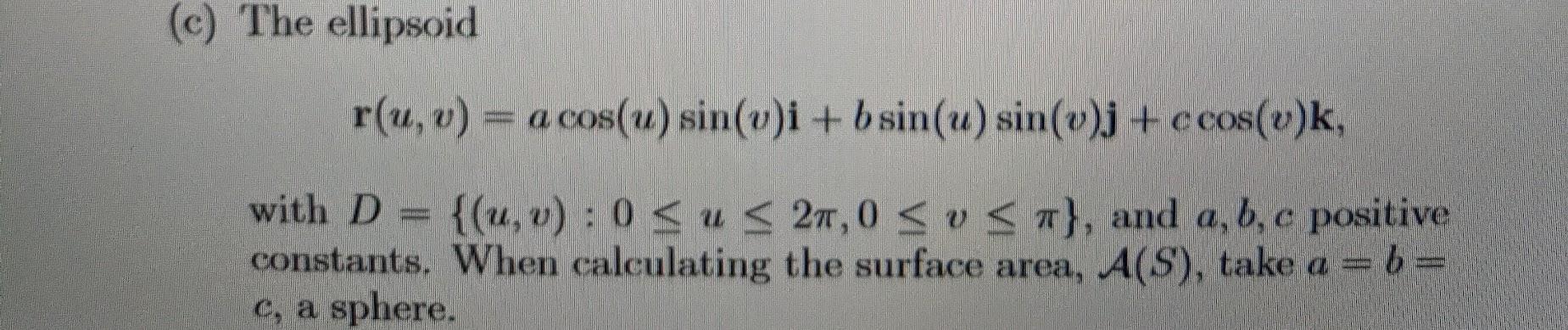 Solved 1. Plot each of the following parametric surfaces | Chegg.com