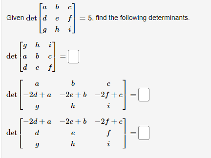 Solved If a 4×4 matrix A with rows v1,v2,v3, and v4 has | Chegg.com