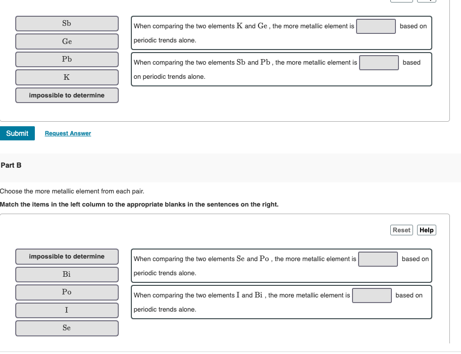 Solved When comparing the two elements K and Ge, the more | Chegg.com