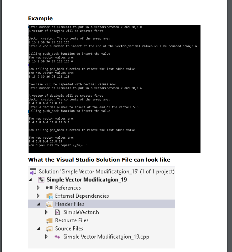 Solved Simple Vector Modification Basic Steps in Creating | Chegg.com