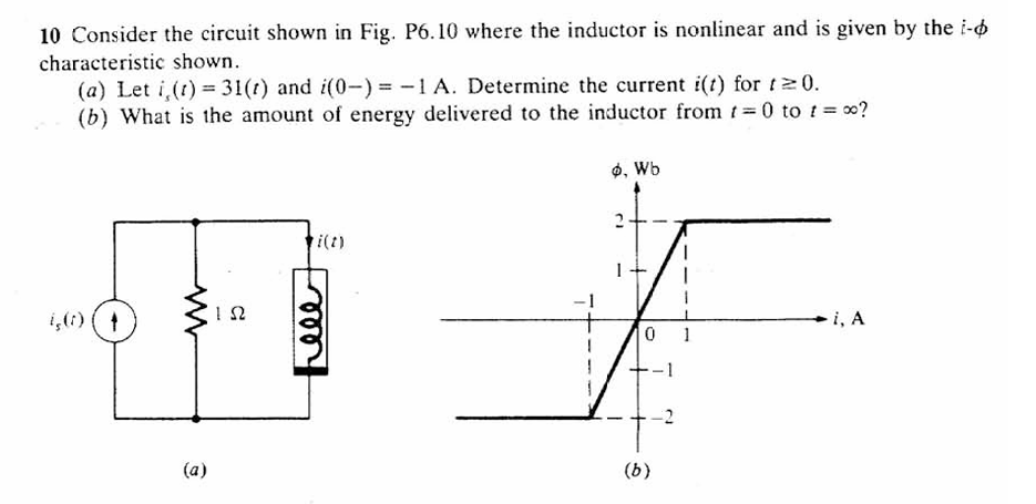 10 ﻿Consider the circuit shown in Fig. P6.10 ﻿where | Chegg.com
