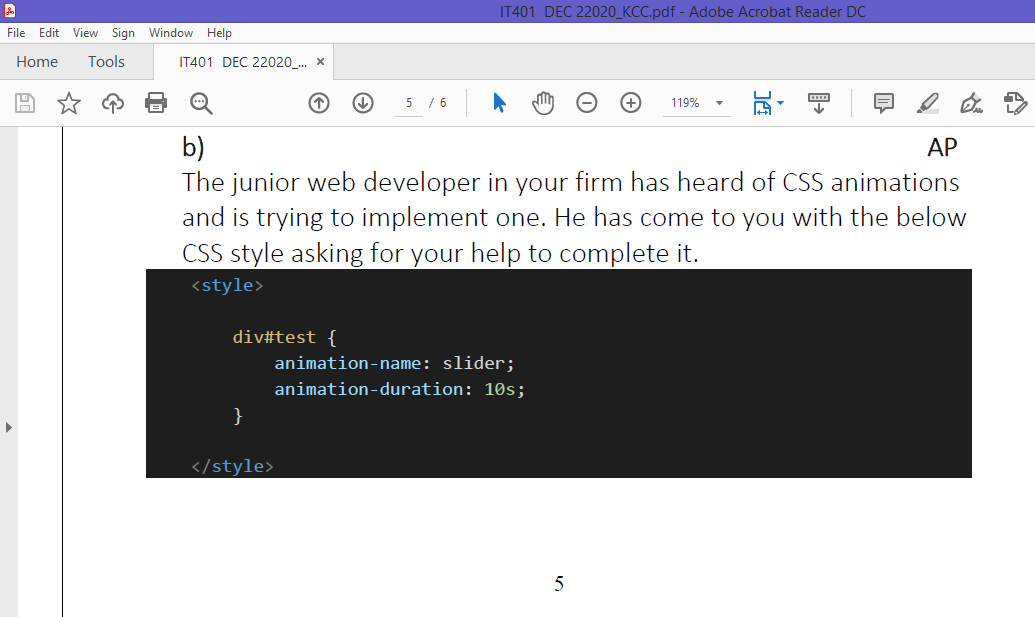 Solved ADDITIONAL INSTRUCTIONS USE ONLY INTERNAL STYLE | Chegg.com