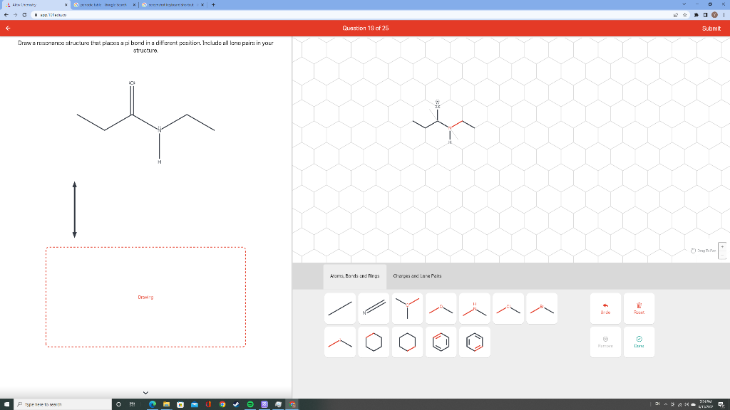 Solved how to solve this problem and why my structure is not | Chegg.com
