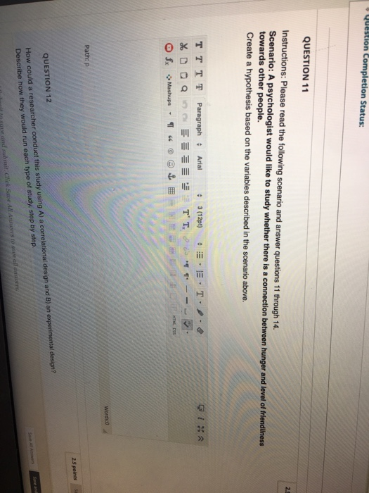 Solved Question Completion Status: QUESTION 11 Instructions: | Chegg.com