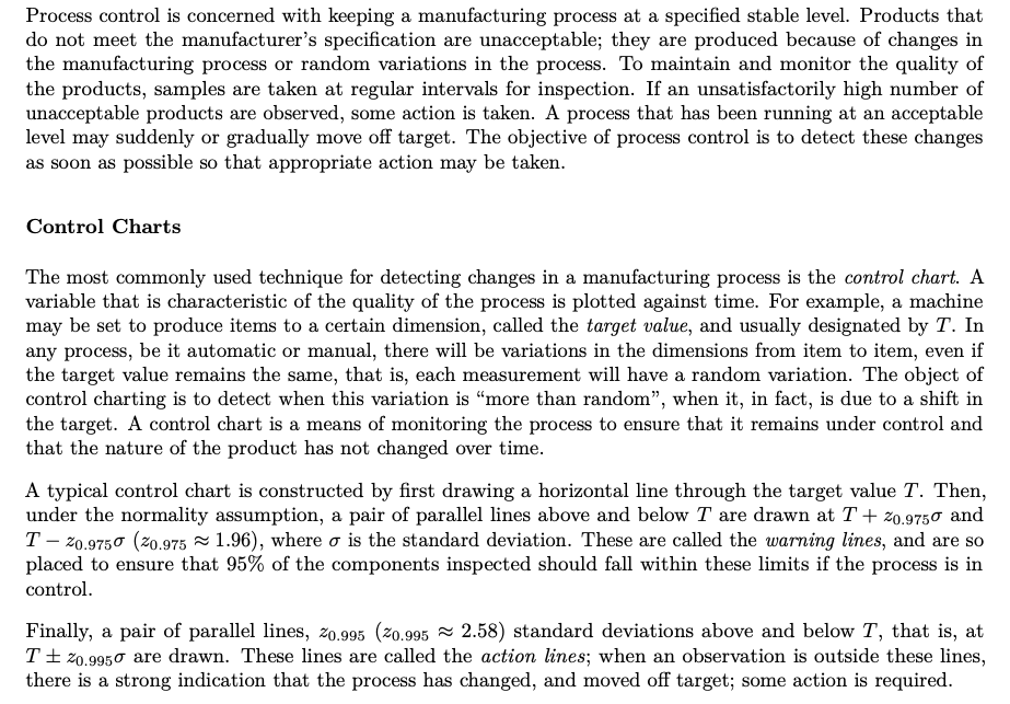 Solved Process control is concerned with keeping a | Chegg.com