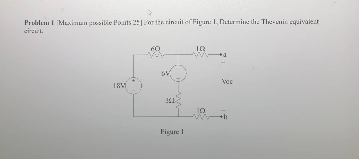 Solved Problem 1 [Maximum possible Points 25] For the | Chegg.com