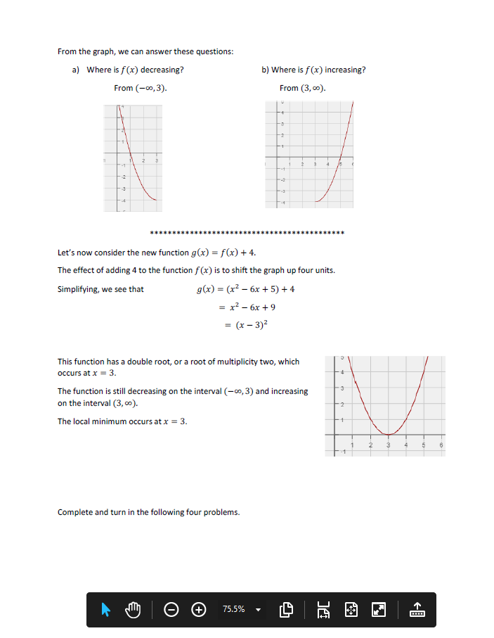 Solved Activity 4 Working With Polynomial Functions And