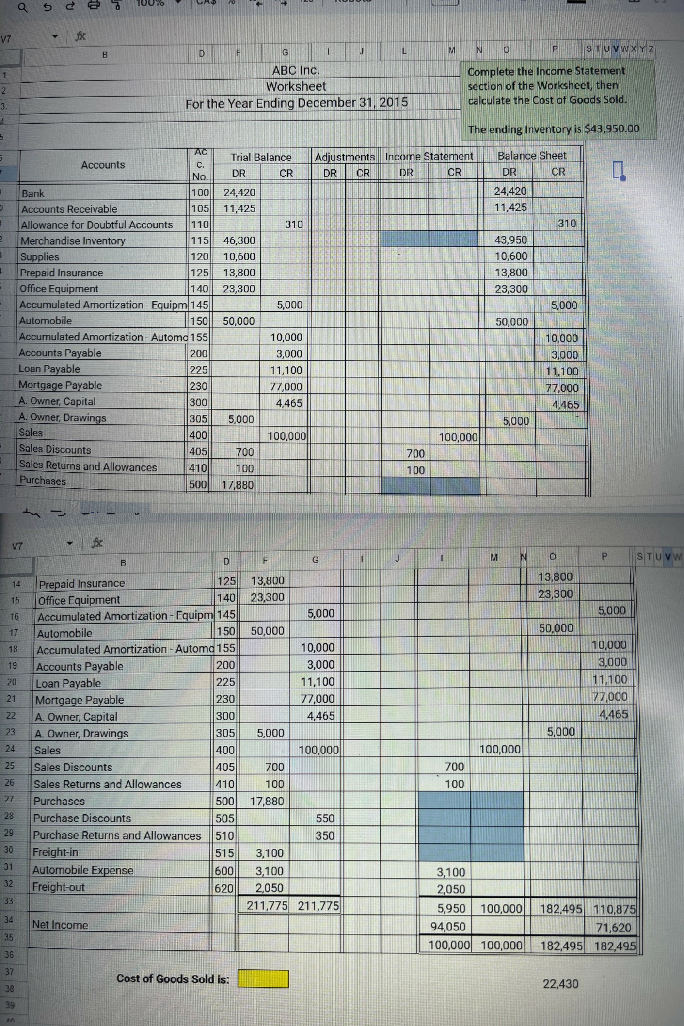 Income Statement Income Statement