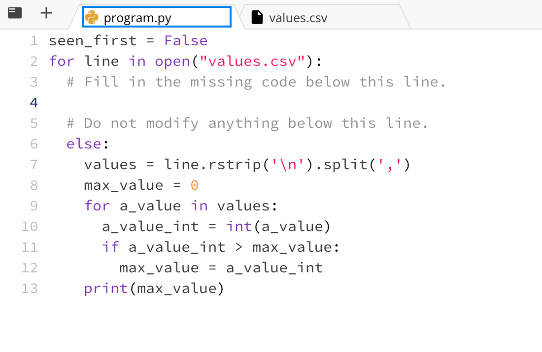 Solved The required functionality: Read the CSV file | Chegg.com