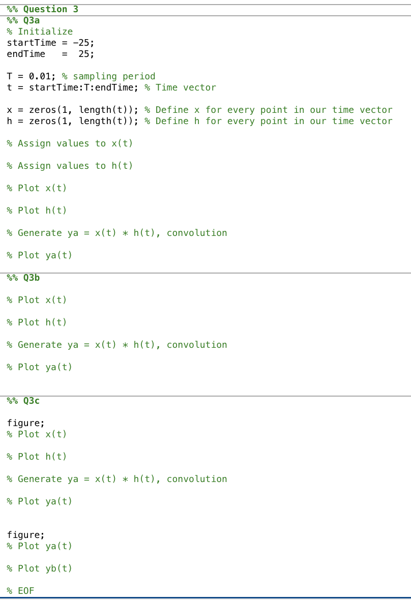 Solved Question 3 (15 points] Continuous Time Convolution | Chegg.com