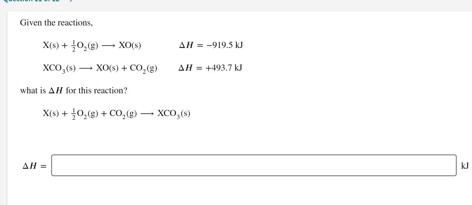 Solved Calculate the enthalpy change using the net ionic | Chegg.com
