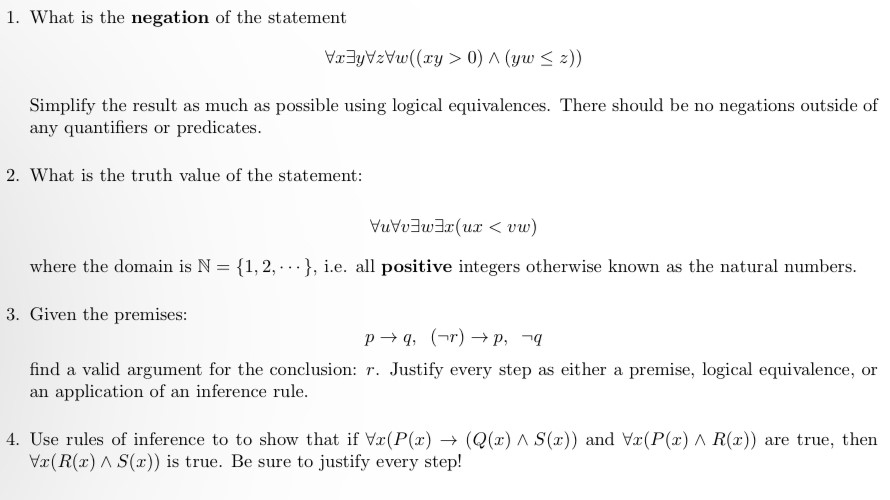 Solved Practice from my Discrete Structures course. Could | Chegg.com