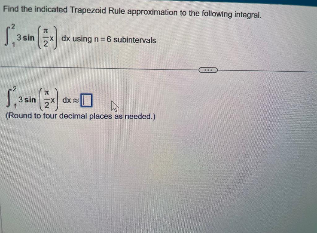 Solved Evaluate the following integral using the Midpoint | Chegg.com