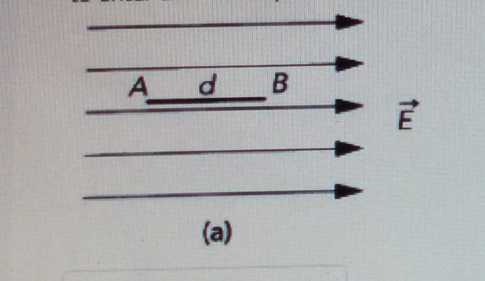 Solved .9 In the drawing below, E 4.0N/C and d 1.5m. | Chegg.com