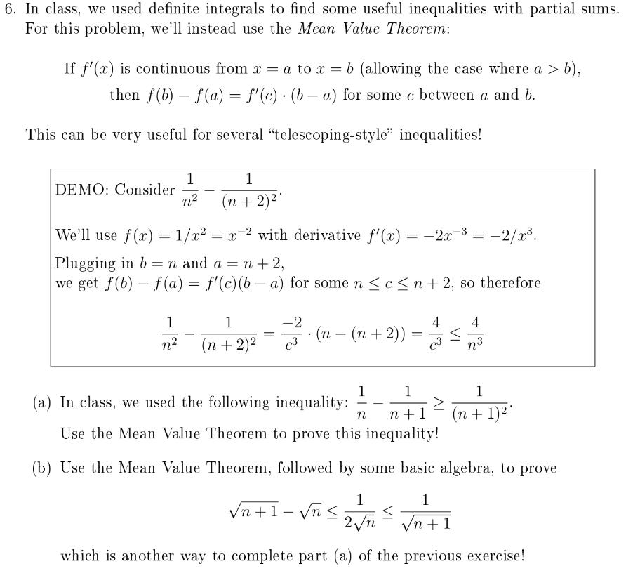 Solved In class, we used definite integrals to find some | Chegg.com