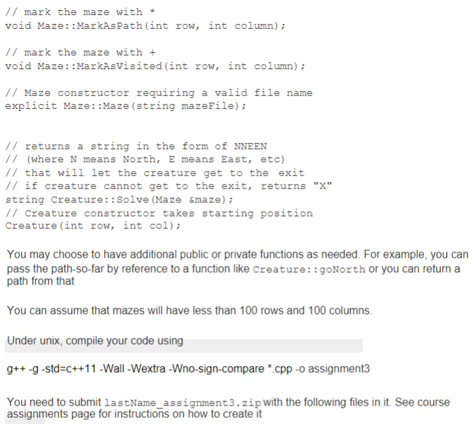 Solved Goals: Understanding recursion, solving mazes, | Chegg.com