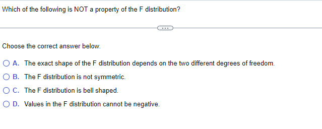 Solved Which of the following is NOT a property of the F | Chegg.com